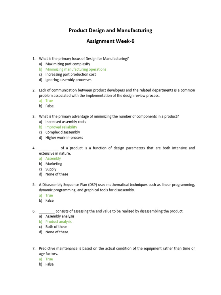 PDM Week-6 Assignment Solution | PDF