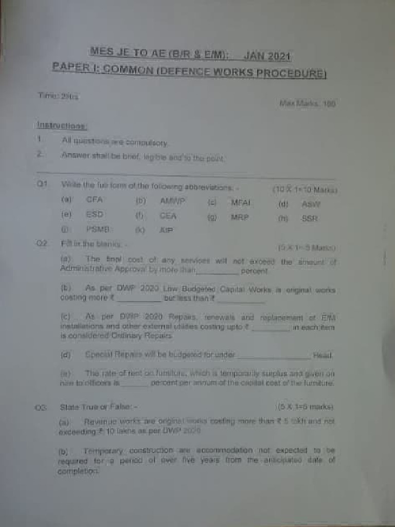 2021 Paper-1 | PDF