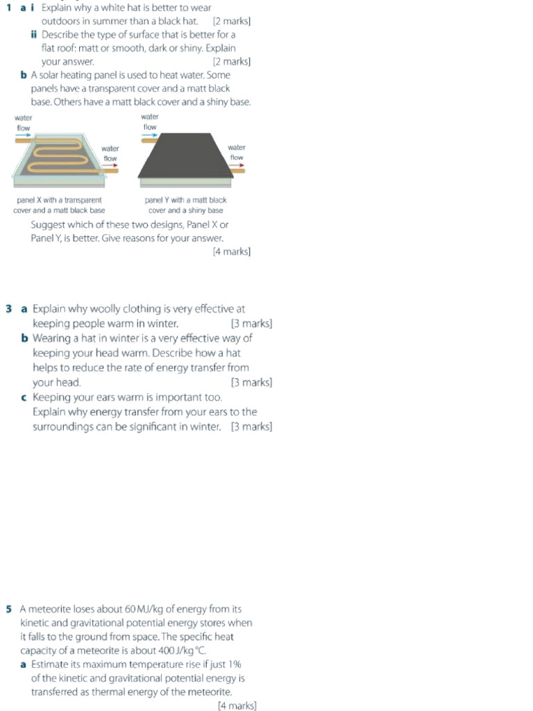 P2 and P4 Energy Transfer by Heating and Electrical Circuits | PDF