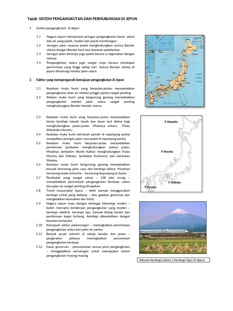 6 Sistem jalan raya di Jepun | PDF