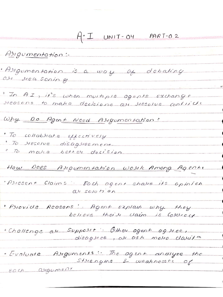 Ai Unit - 4 Part-2 | PDF