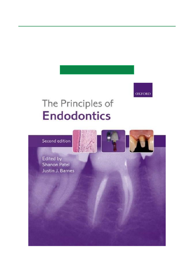 The Principles of Endodontics, 2nd Edition One-Click Download | PDF ...