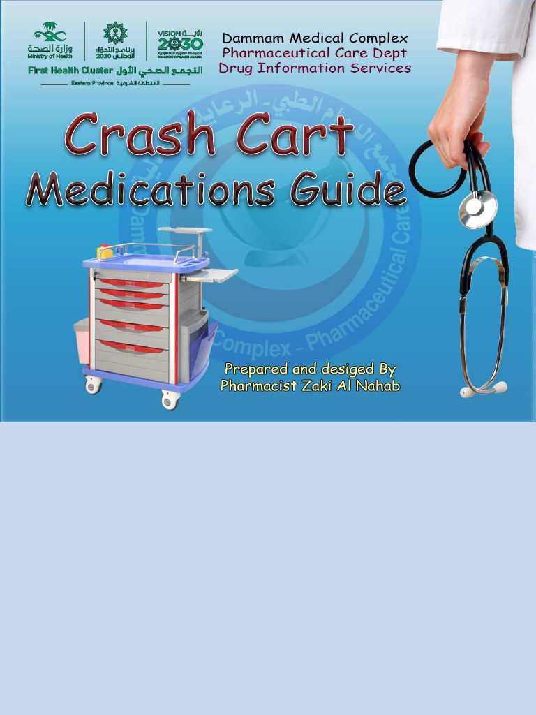 Crash Cart Medications Guide | PDF | Cardiac Arrest | Cardiovascular System