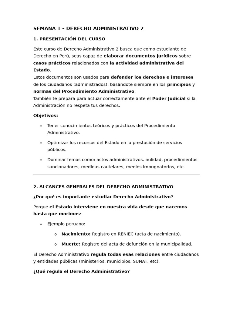 Semana 1 Admi | PDF | Estado (política) | Caso de ley