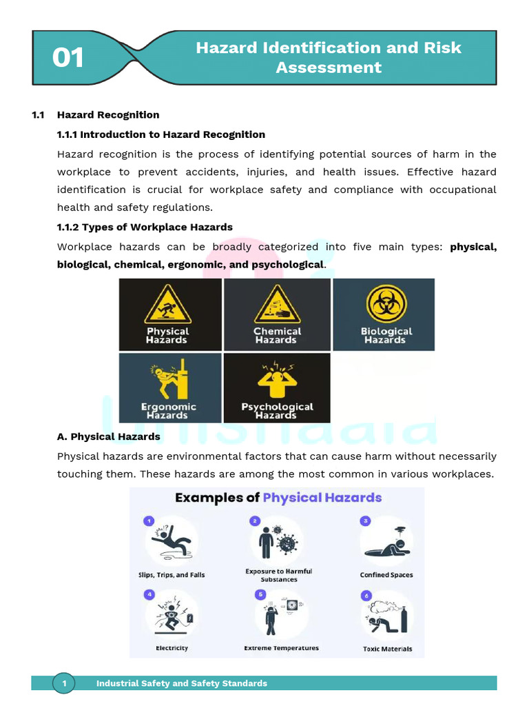 Industrial Safety: Hazard Recognition Guide | PDF | Occupational Safety ...
