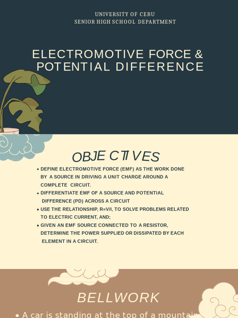 Lesson 4.3 EMF AND PD | PDF | Voltage | Volt