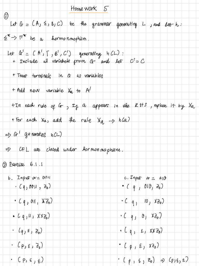 Homework 5 | PDF | Formal Methods | Algorithms And Data Structures