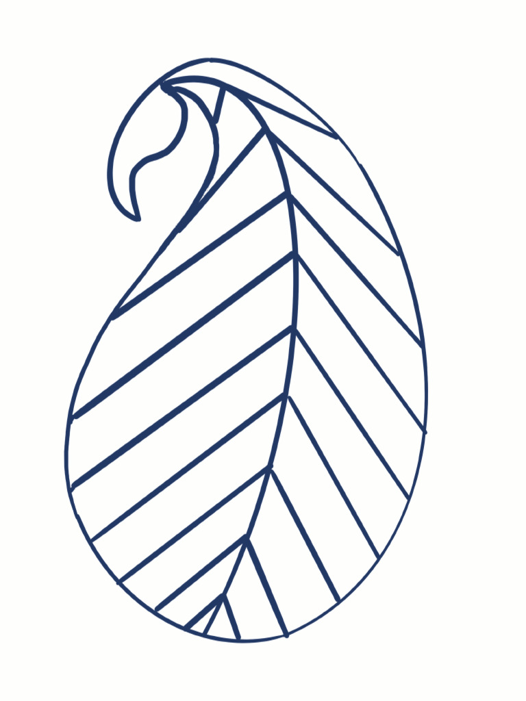 Blue Embroidery Design For Top and Skirt | PDF