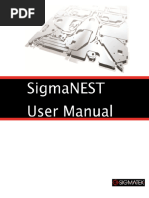 Sigmanest Quick Start Guide | PDF | Machine Tool | Software
