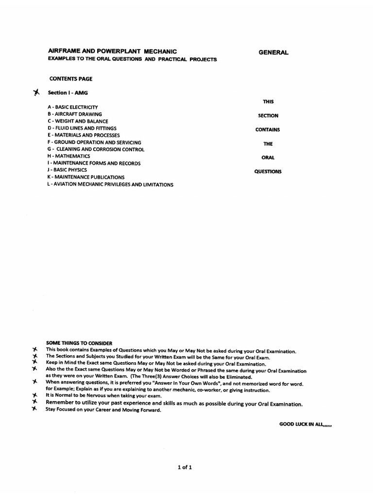 Faa Oral Practical KIM | PDF