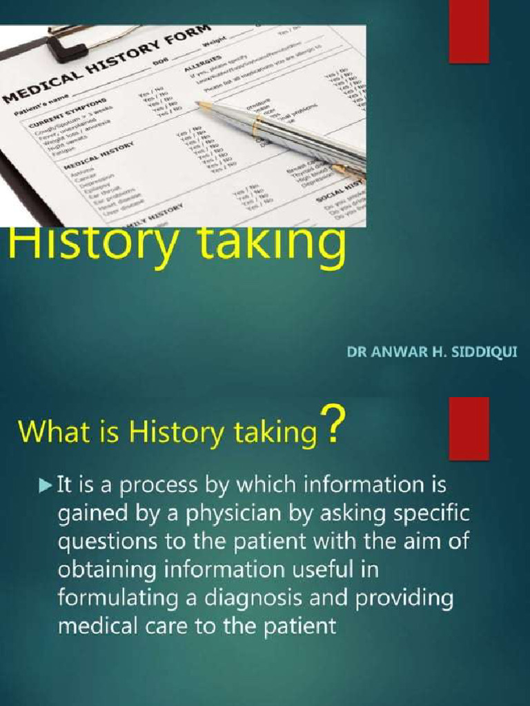 History Taking | PDF