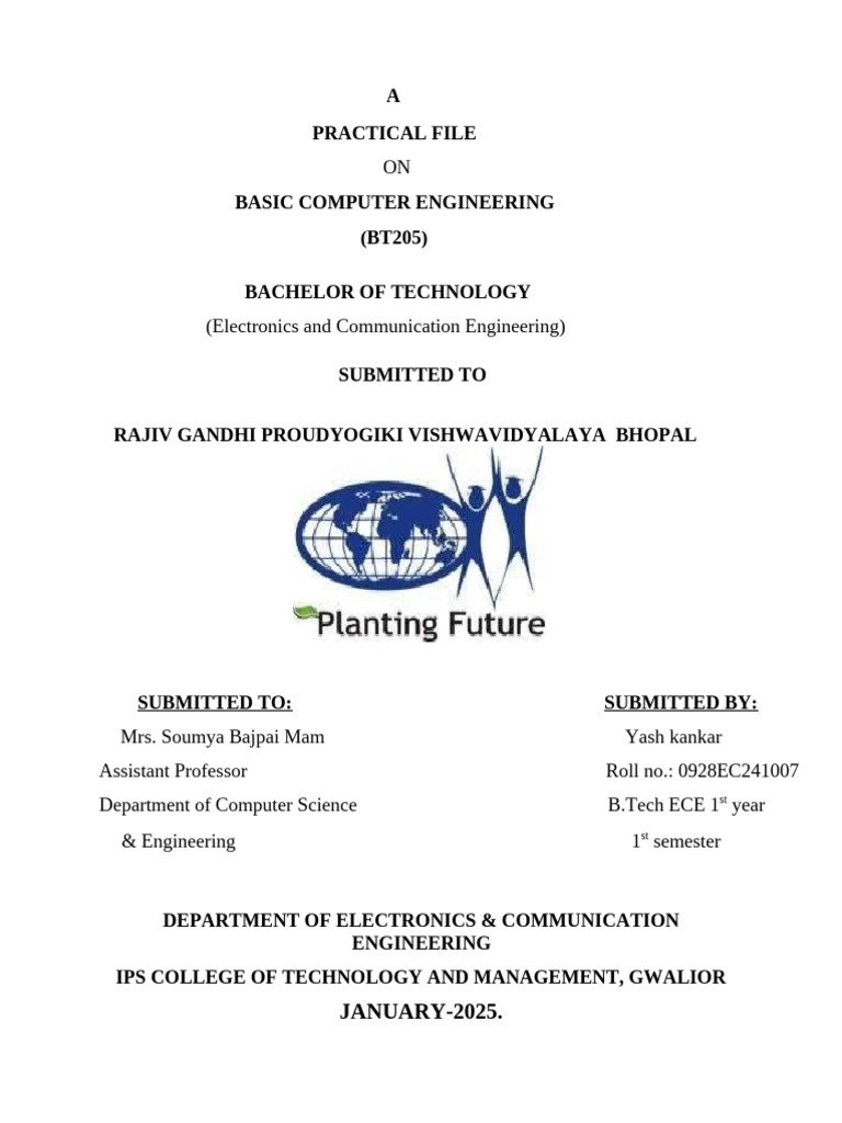 Yash Kankar Project - of - Computer - Science and Engineering | PDF