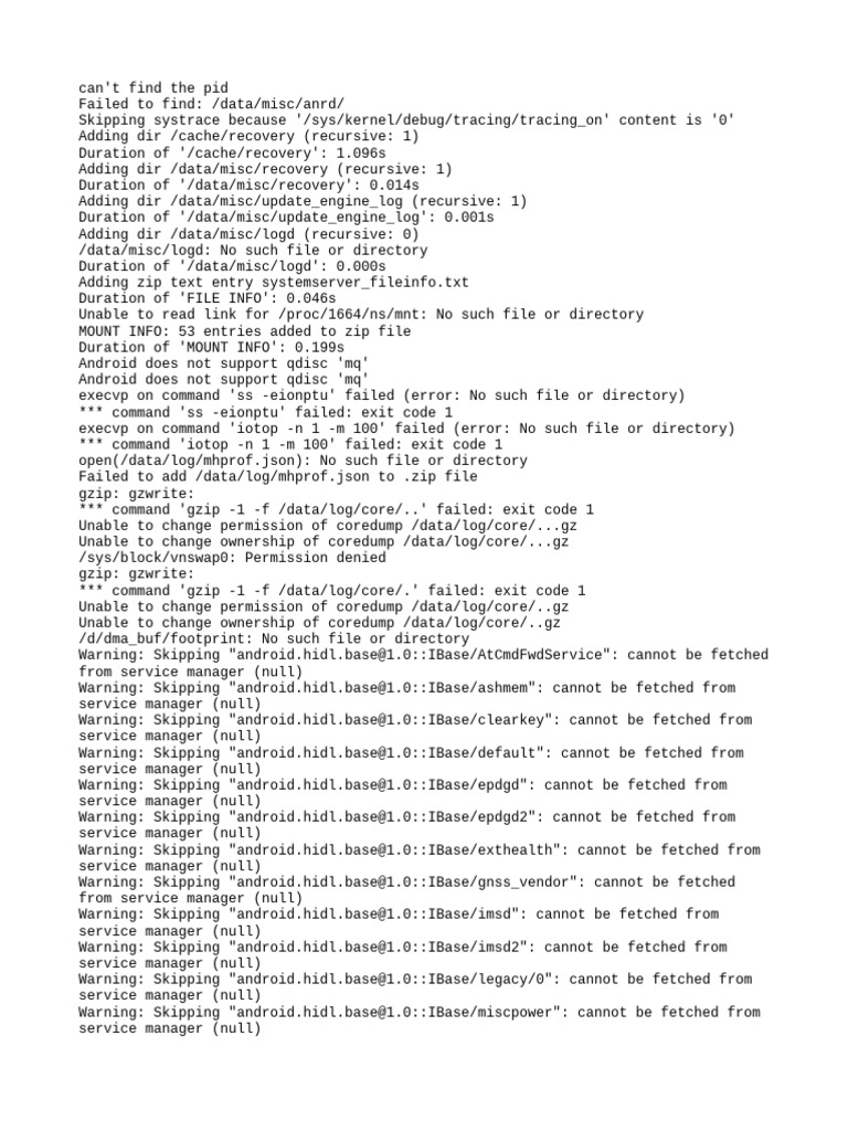 bugreport-2025-03-25-11-39-56-dumpstate_log-23601 | PDF | Zip (File Format) | Computing
