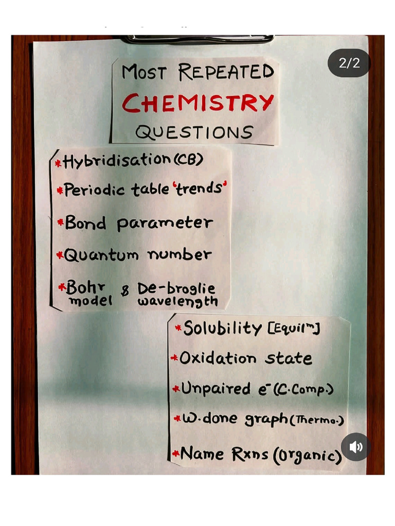 PDF Chem Imp Topics | PDF