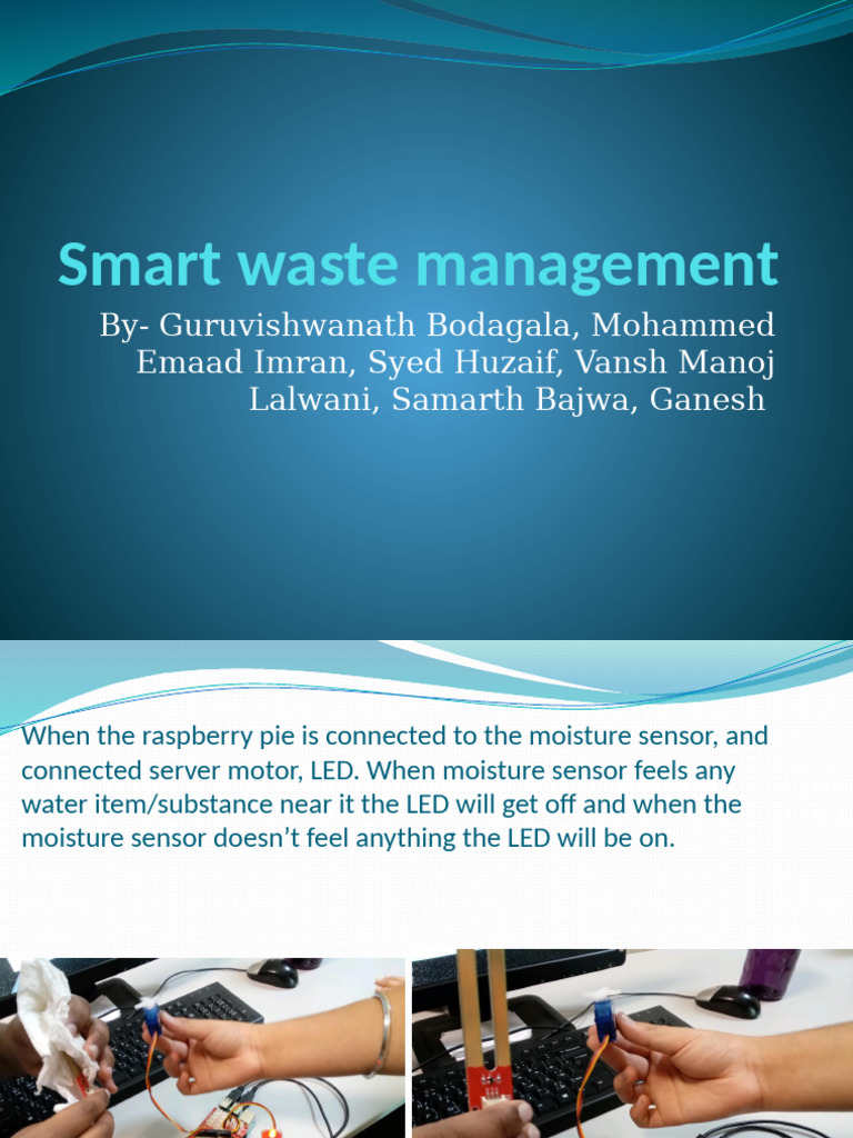 Smart Waste Management with Sensors | PDF