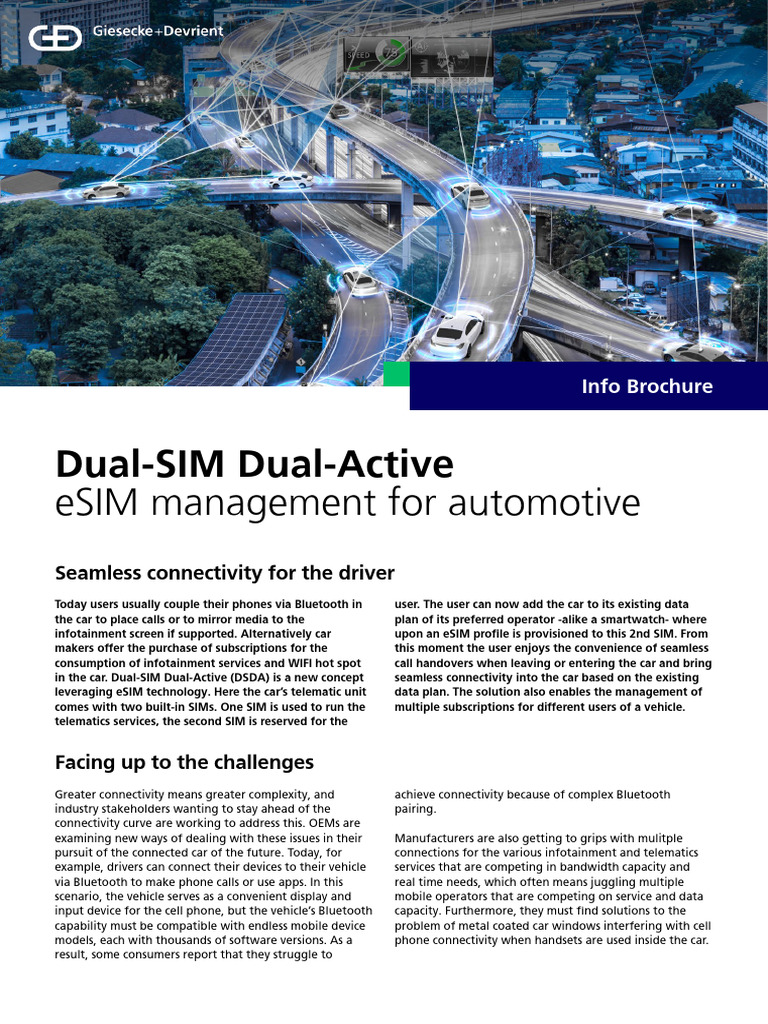 Info - Brochure - G - D - Dual SIM Dual Active - eSIM Management For ...