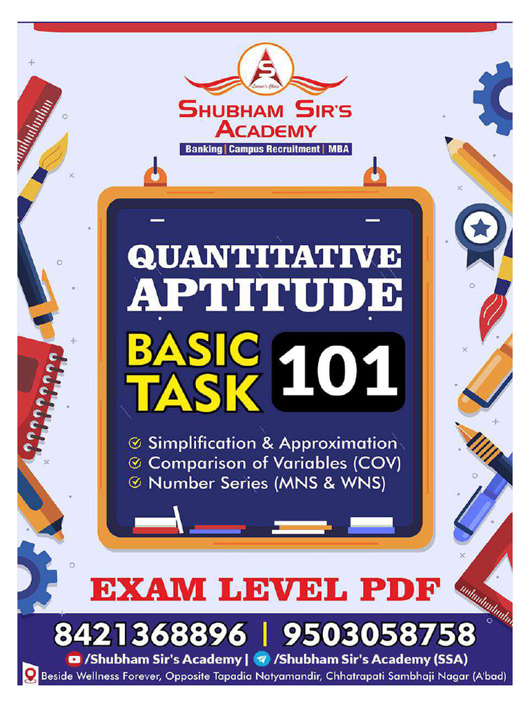 QA BASIC TASK 101 Quant | PDF