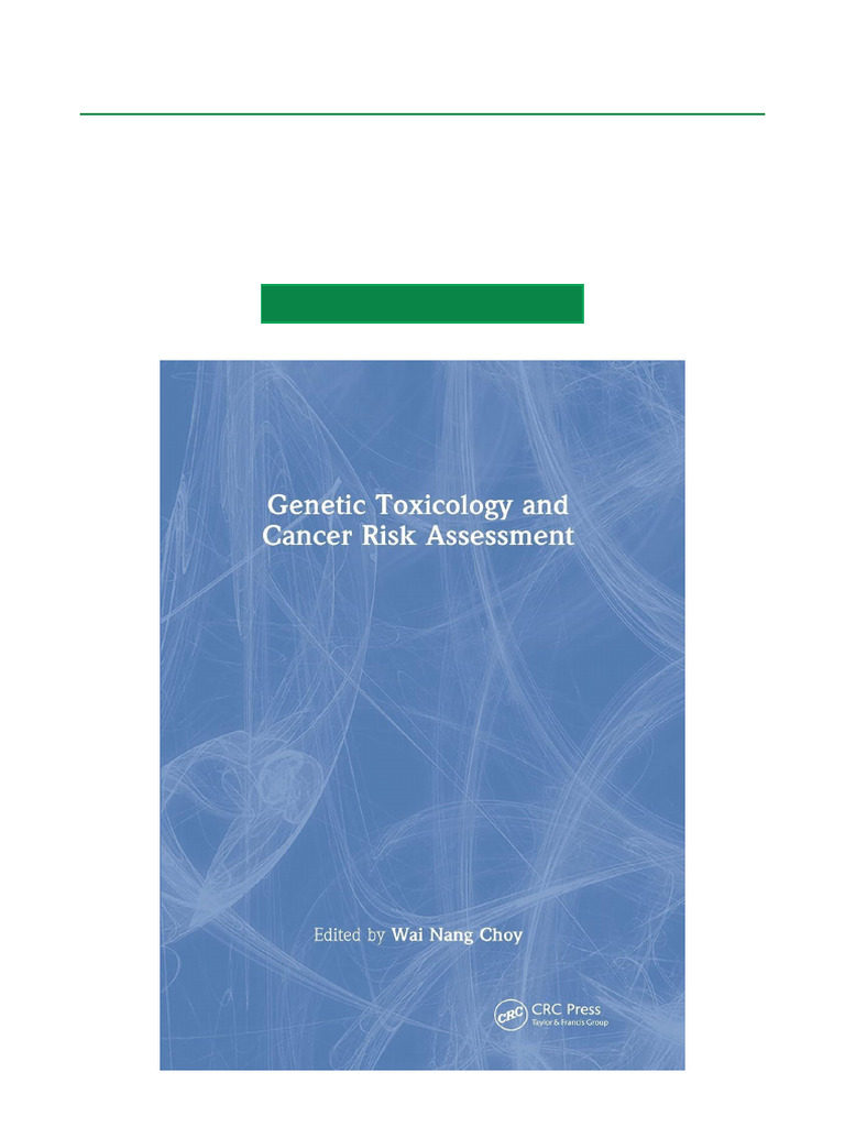 Genetic Toxicology & Cancer Risk Guide | PDF | Carcinogen | Toxicology