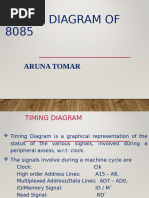 Timing Diagram 8085 | PDF | Central Processing Unit | Input/Output