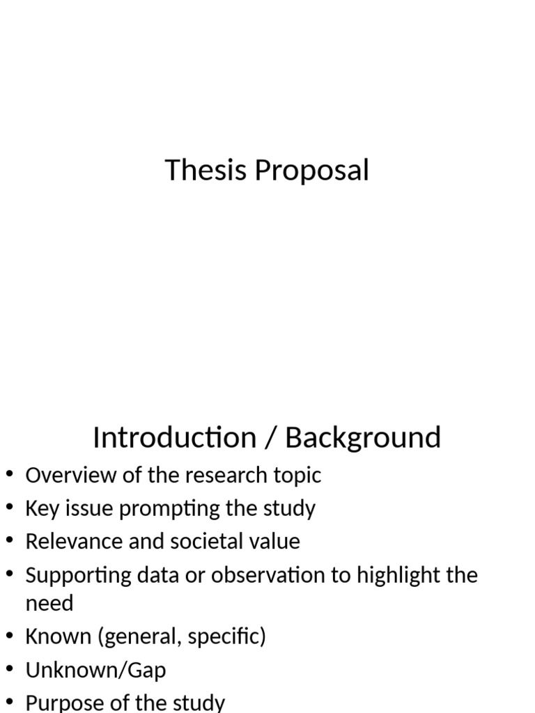 General_Thesis_Proposal_Presentation | PDF