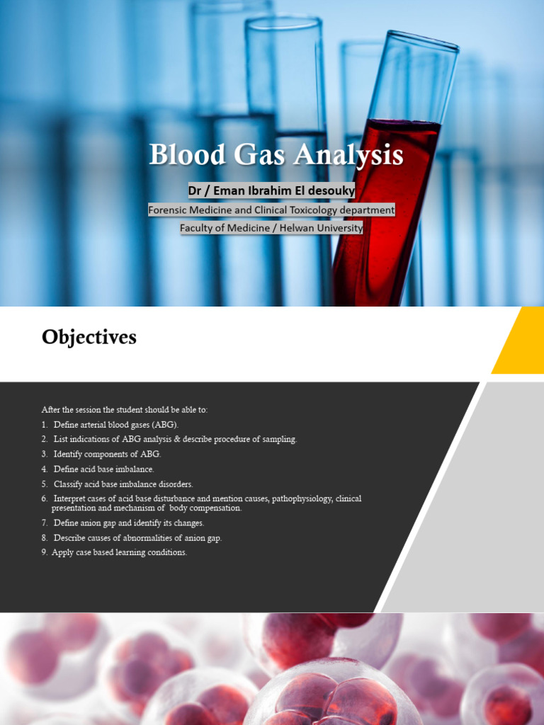 4 - Blood Gas Analysis 2024 (Tutorial) | PDF | Clinical Medicine ...