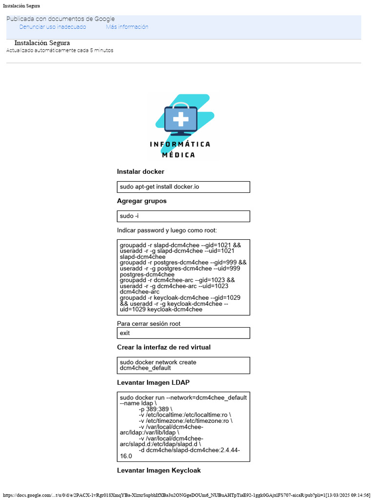 Instalación Segura Dcm4chee | PDF | Protocolos de capa de aplicación | Software