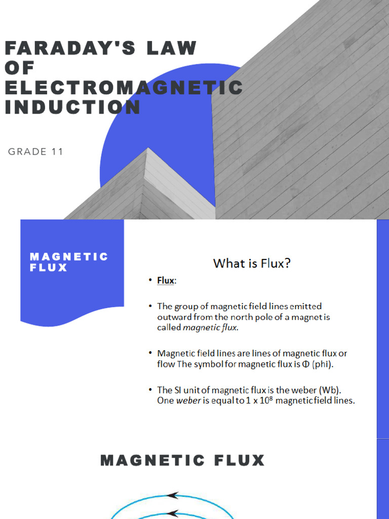 Faraday's Law of Electromagnetic Induction | PDF | Electromagnetic ...