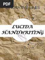 Lucida Handwriting Practice | PDF