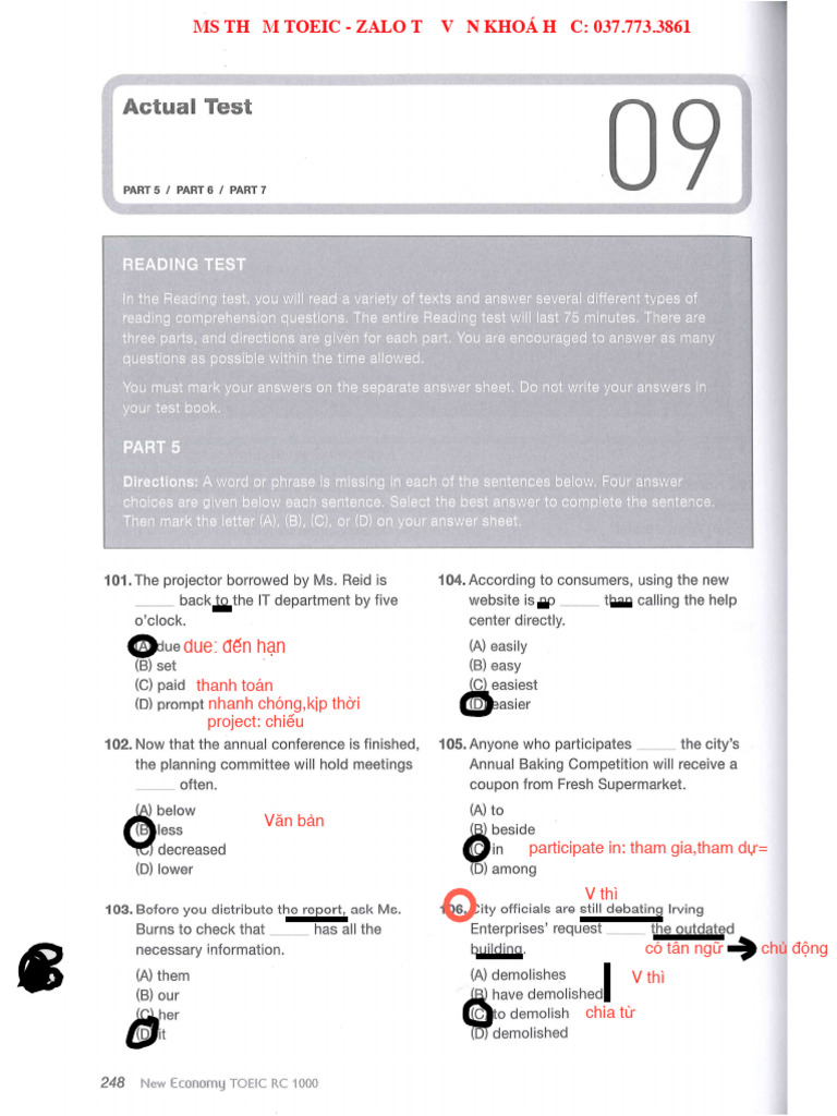 Toeic | PDF