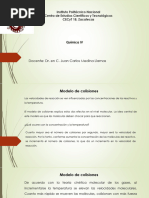 Teoria de Las Colisiones | PDF | Reacciones químicas | Cinética química