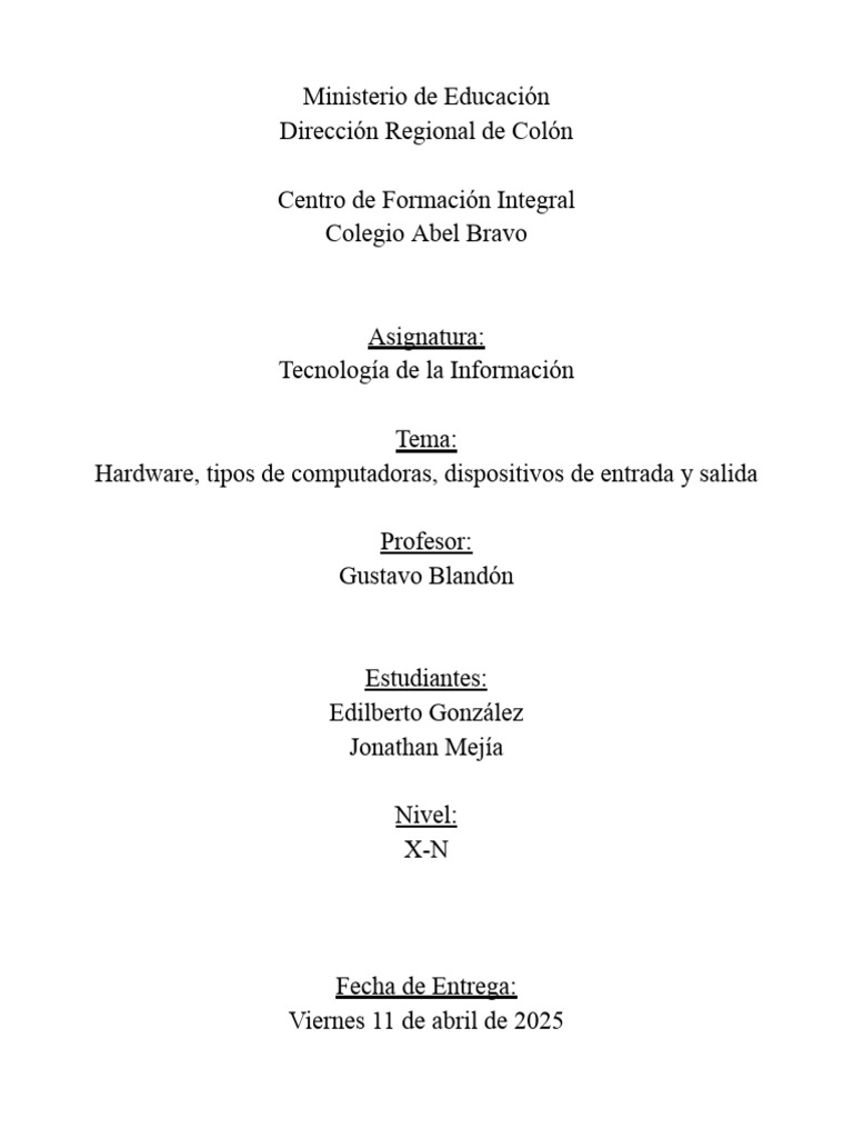 Tipos de Hardware y Dispositivos de Entrada | PDF | Micrófono | Chromebook