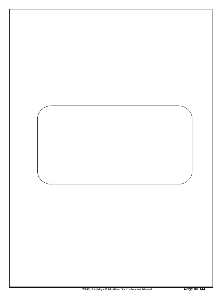 Indoor Patient Department, Staff Interview Manual-Nqas-Laqshya-Musqan ...