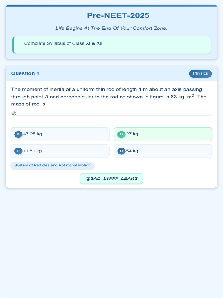 Pre Neet 2025 180 Qp+Ans | PDF | Chemical Equilibrium | Redox