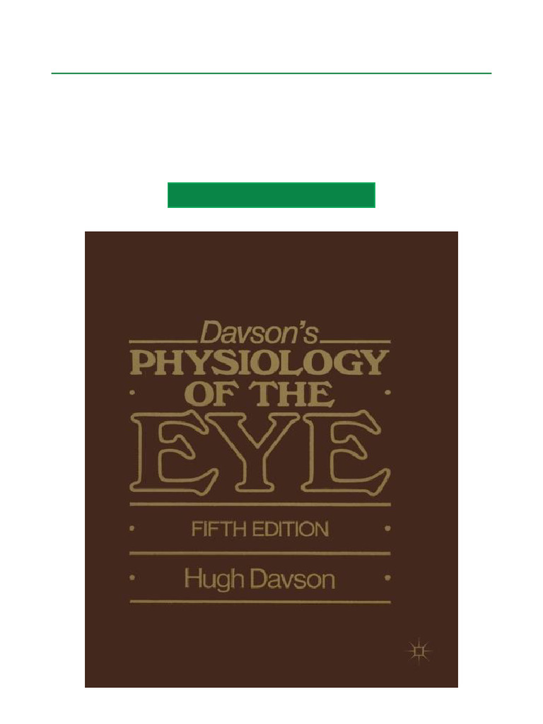 Physiology of The Eye, 5th Edition All Chapters Included | PDF | Retina ...