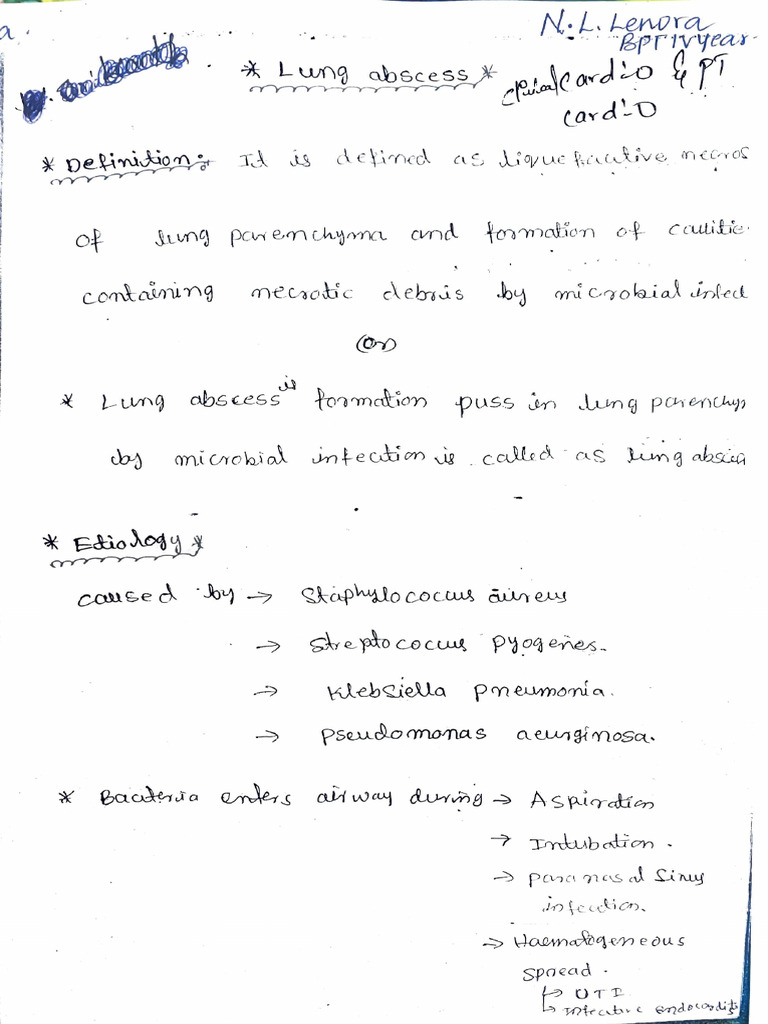 Cardio Notes 1 | PDF