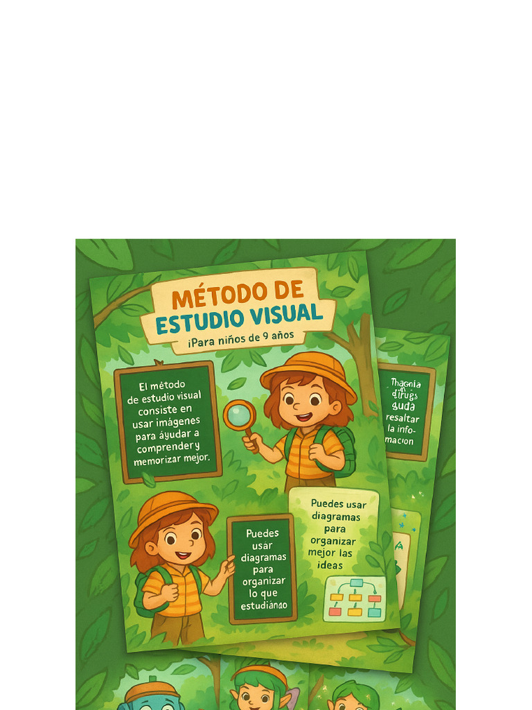 Metodo Estudio Visual Ninos Con Imagenes | PDF