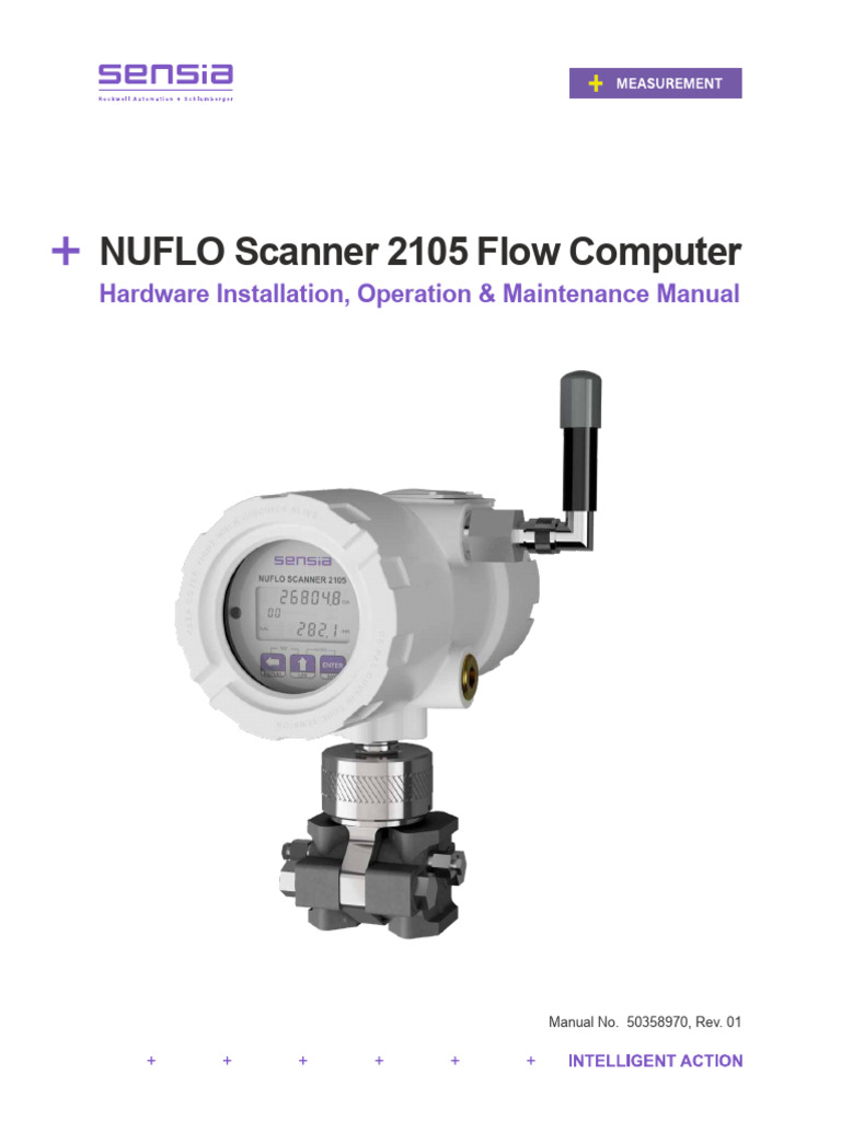 MN FLOW NUFLO Scan 2105 01 Intallation Operation Maintenace Manual ...