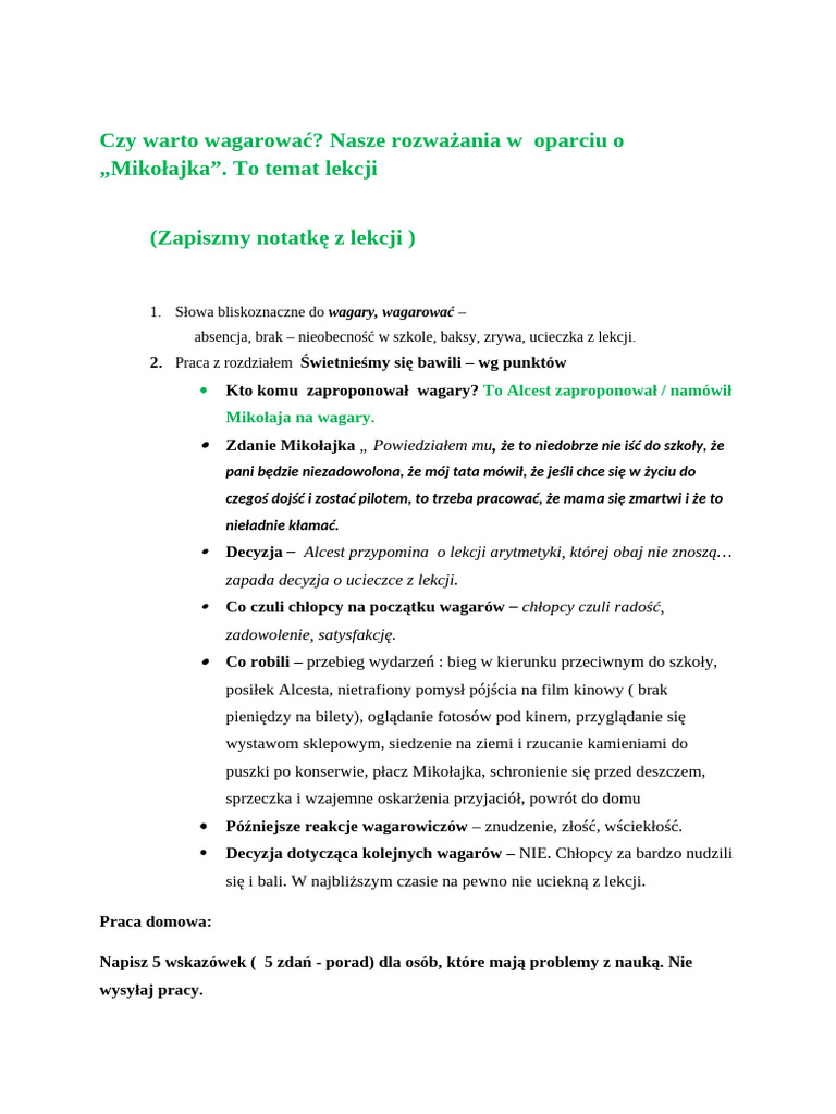 Mikolajek Wagary | PDF