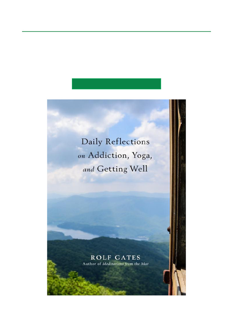 Daily Reflections On Addiction, Yoga, and Getting Well Research PDF ...
