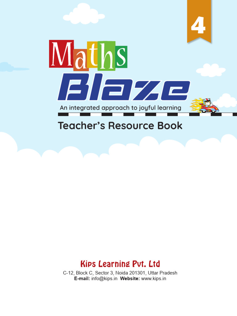 Maths Blaze Book 4 | PDF | Lesson Plan | Learning