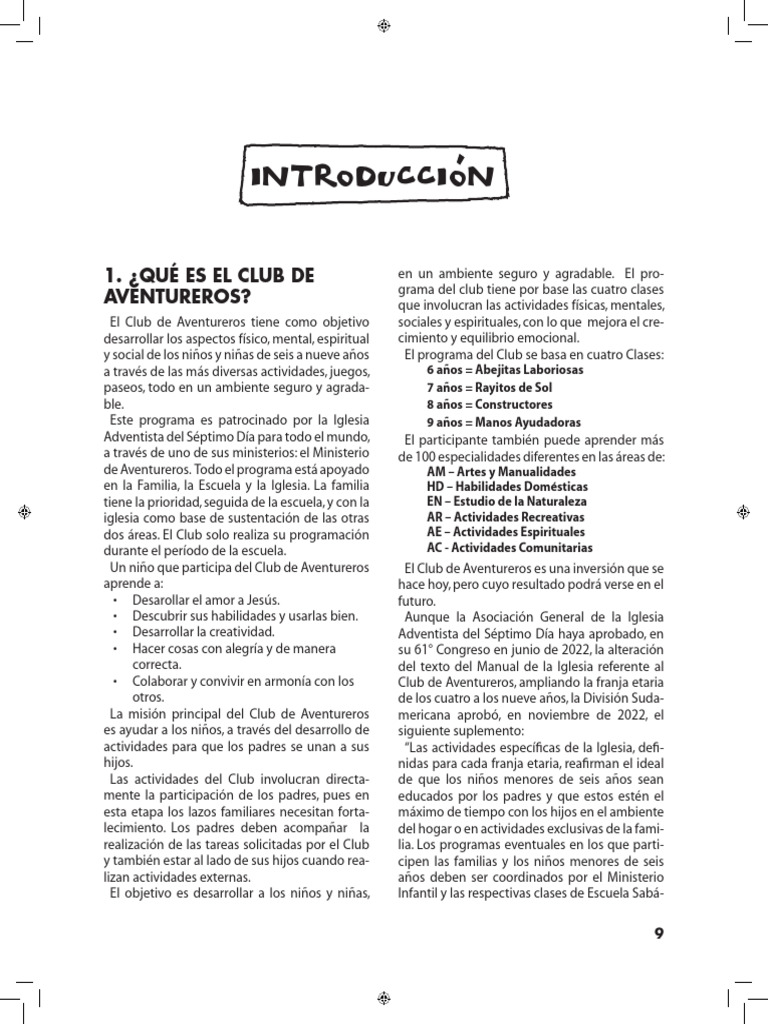 Manual Adm Aventureros 2025 | PDF | Amor | Jesús