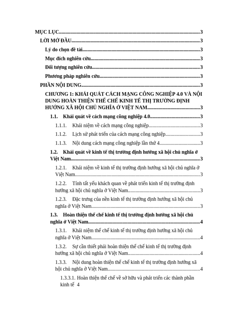 Muc Luc Official KTCT | PDF