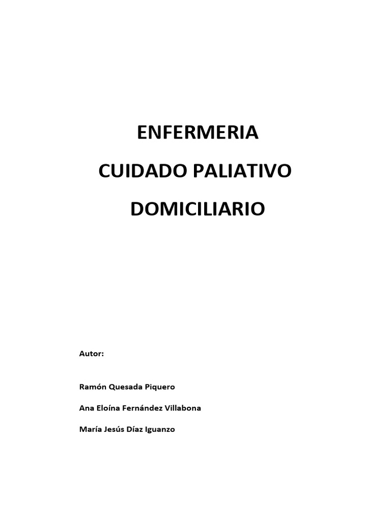 3048 Ramon Quesada Paliativos Publicado | PDF | Cuidados paliativos | Dolor