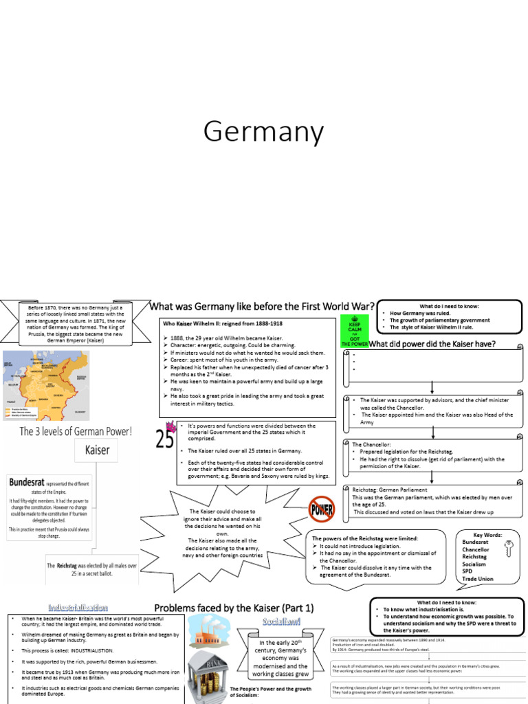 Life in Germany Before World War 1 | PDF | Weimar Republic | German Empire