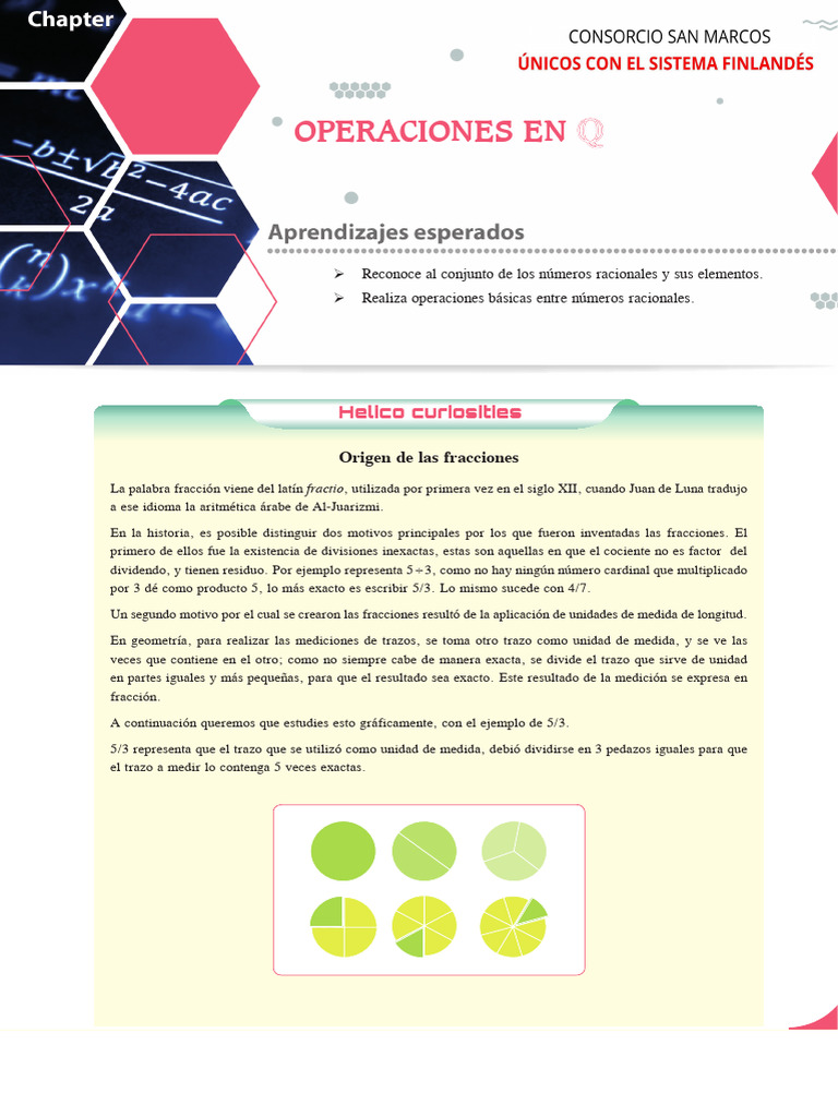 Operaciones Básicas con Números Racionales | PDF | División ...