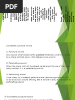Understanding Stab Wounds: Types & Characteristics | PDF | Knife | Wound
