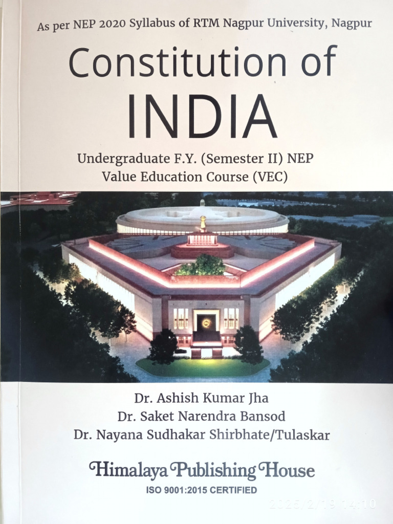 Unit 1 Constitution of India | PDF