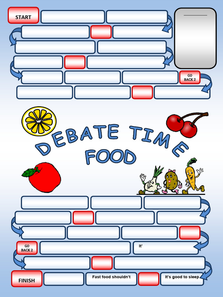 Debate Food Boardgames CLT Communicative Language Teaching Res - 110129 ...