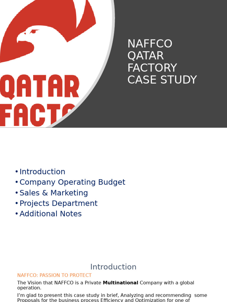 Naffco Qatar Overview | PDF | Budget | Performance Indicator