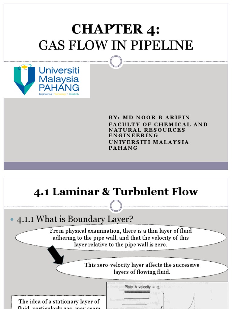 Gas Flow In Pipeline Pdf Laminar Flow Fluid Dynamics